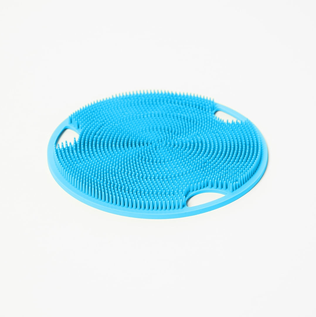 Boie USA Flat Body Scrubber - Durable, Hypoallergenic Shower Brush for ...