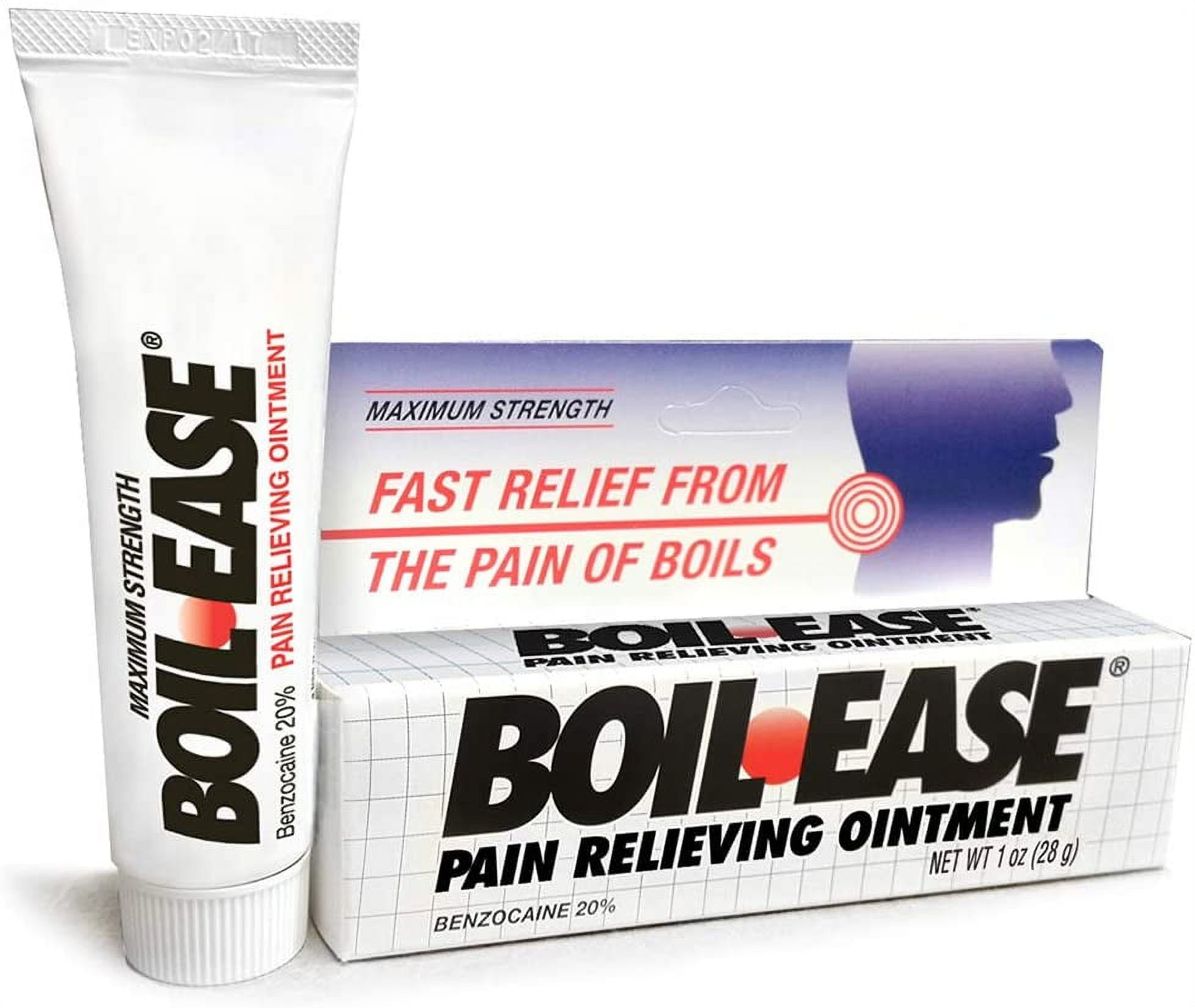 Boil-Ease Pain Relieving Ointment, 1 oz, Fast Relief from Boil Pain ...