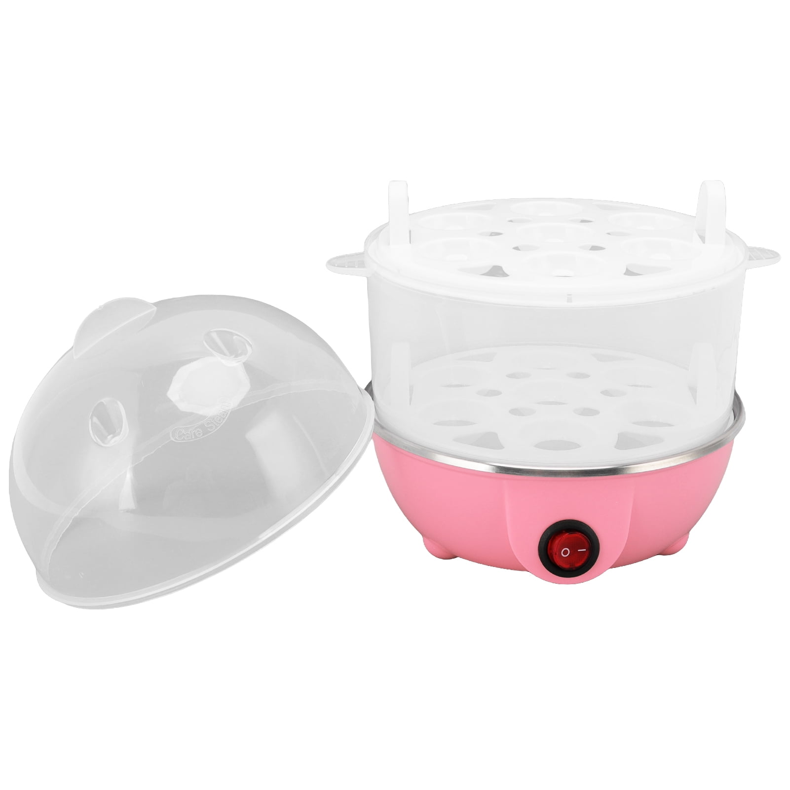 Boiled Egg Cooker,Home Egg Cooker 350W 2 Layers 14Pcs Eggs A Time Auto ...