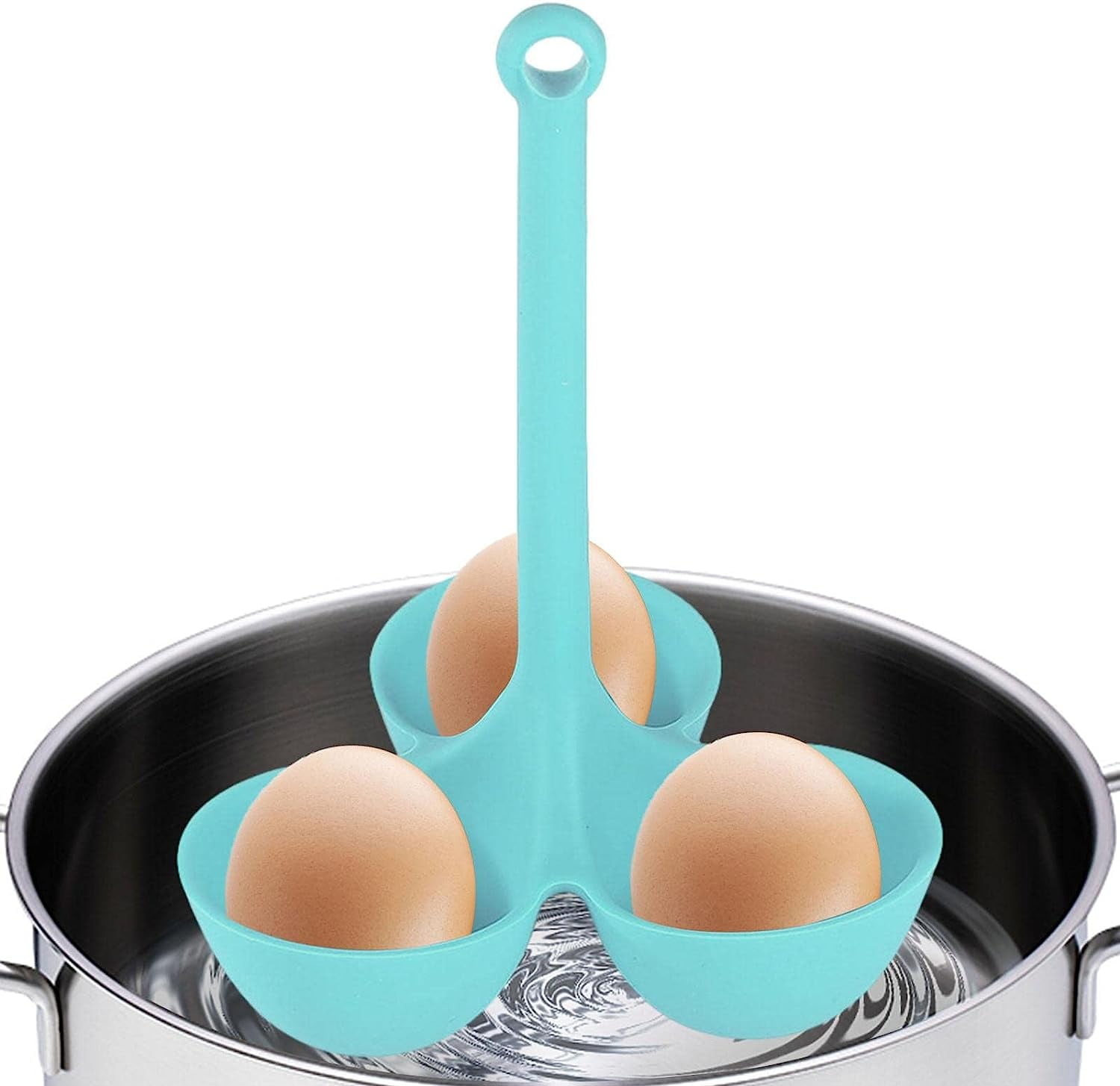 Boiled Egg Holder, Silicone ed Egg Tray Heatproof Cooker, Kitchen ...