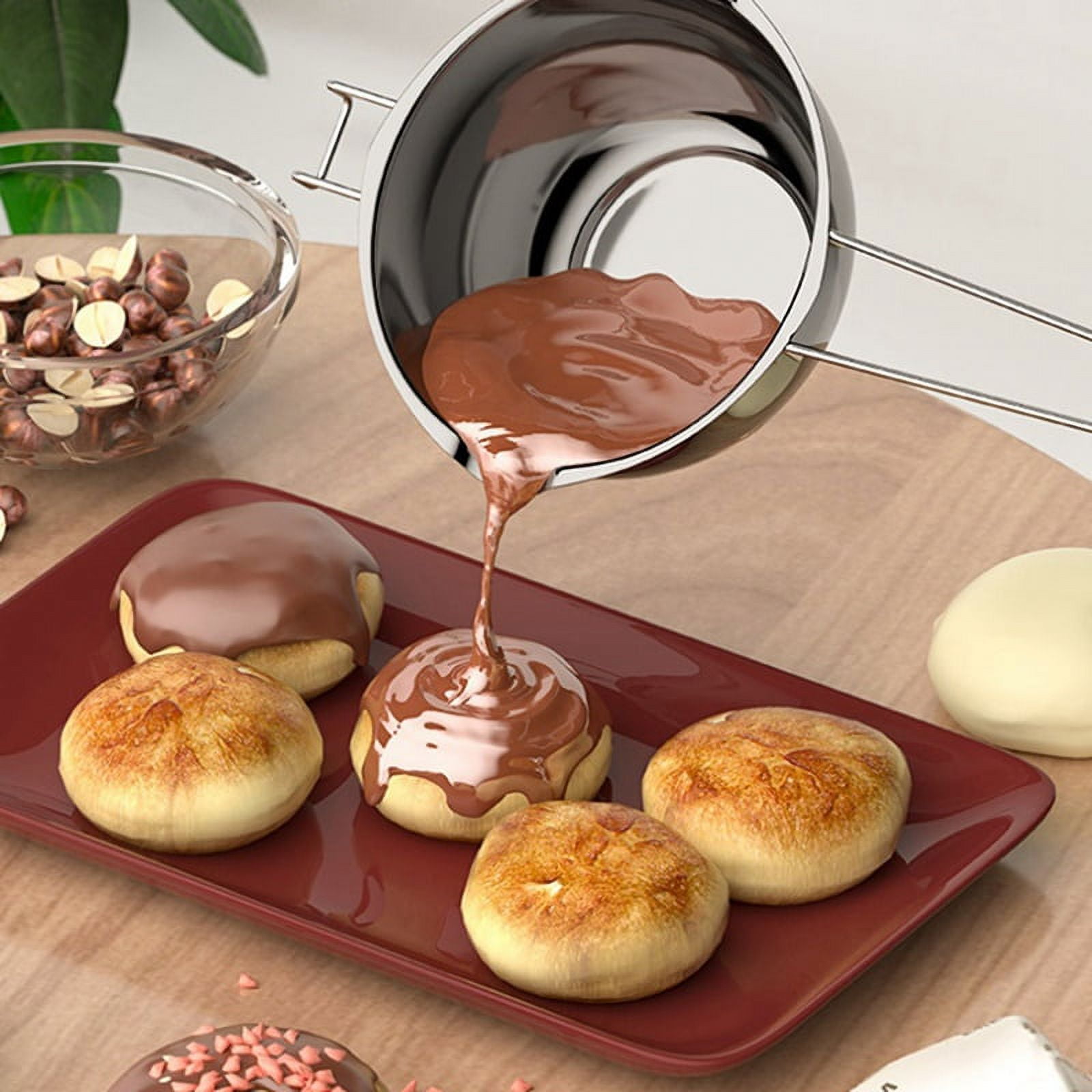 Boiler Pot Melting Bowl with 304 Stainless Steel for Melting Chocolate ...