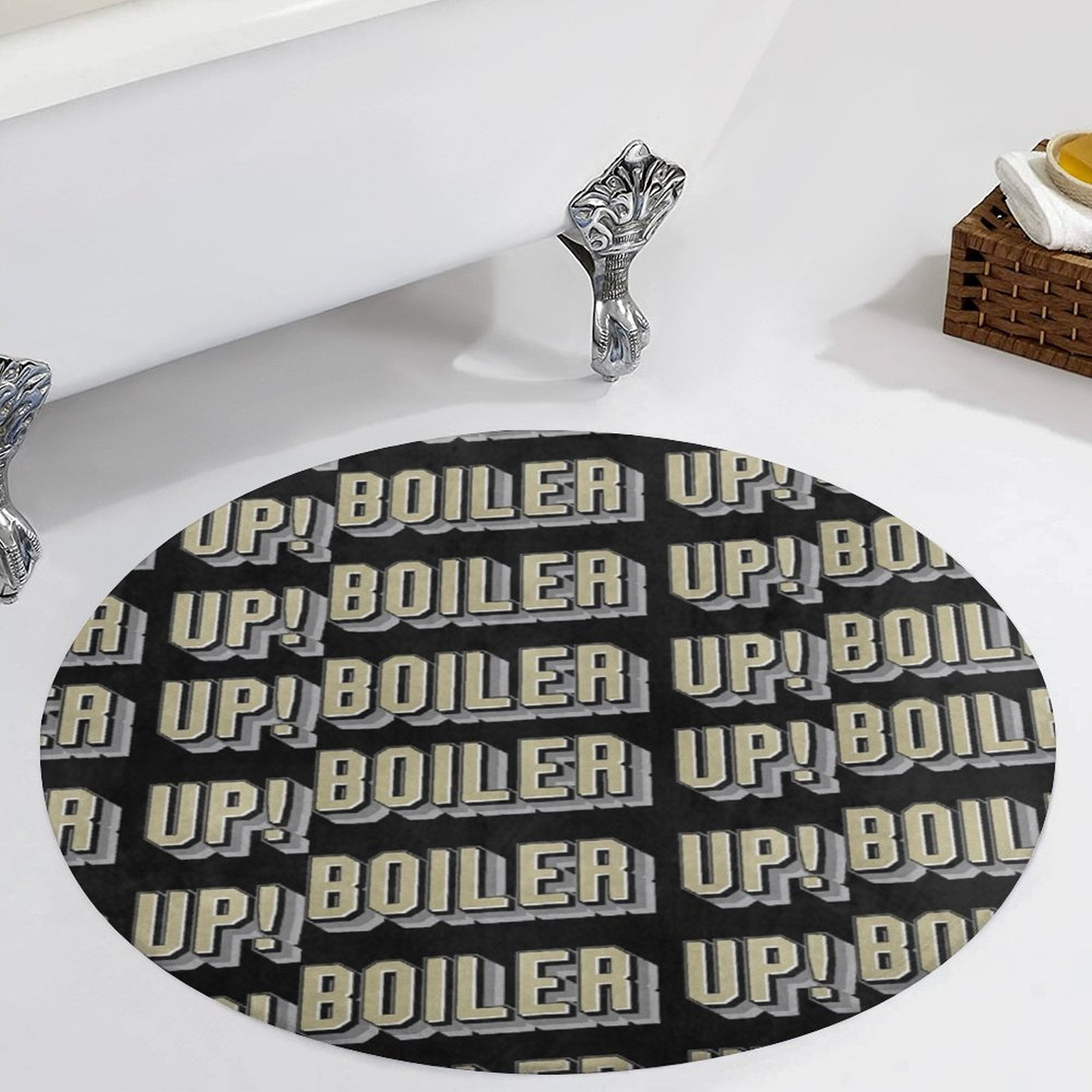 Boiler Up! Round Carpet Circle Rug Outdoor Patio Area Rug Washable ...