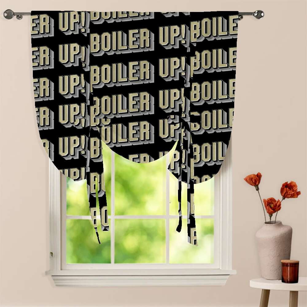 Boiler Up! Window Curtain for Living Room Roman Curtain Kitchen Tie-up ...