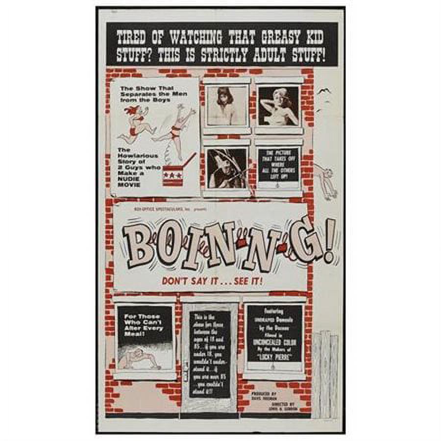 Boin-n-g - movie POSTER (Style A) (11" x 17") (1963) - Walmart.com