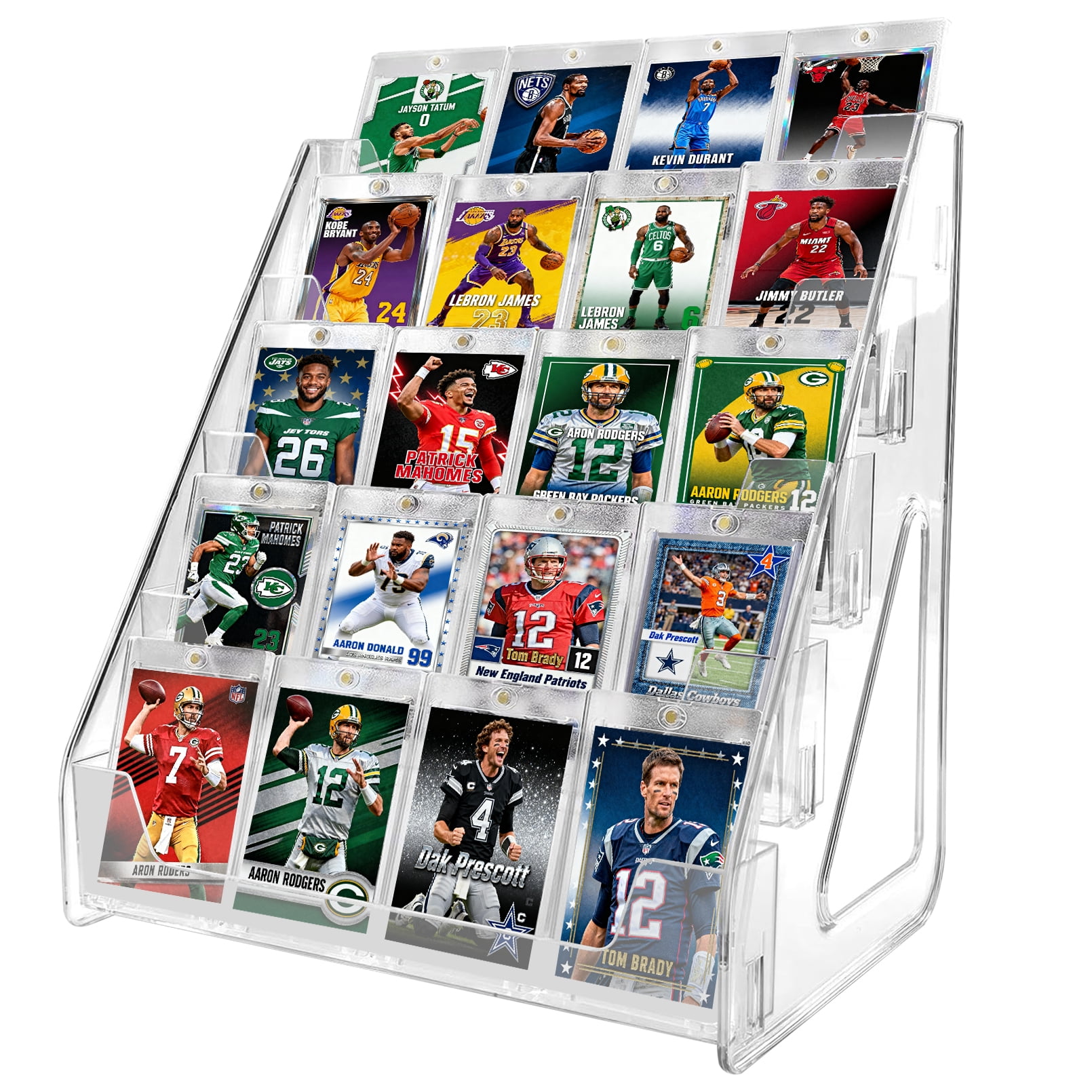 Boinkwe A Transparent 5-Layer Acrylic Display Stand, Sturdy and Load ...