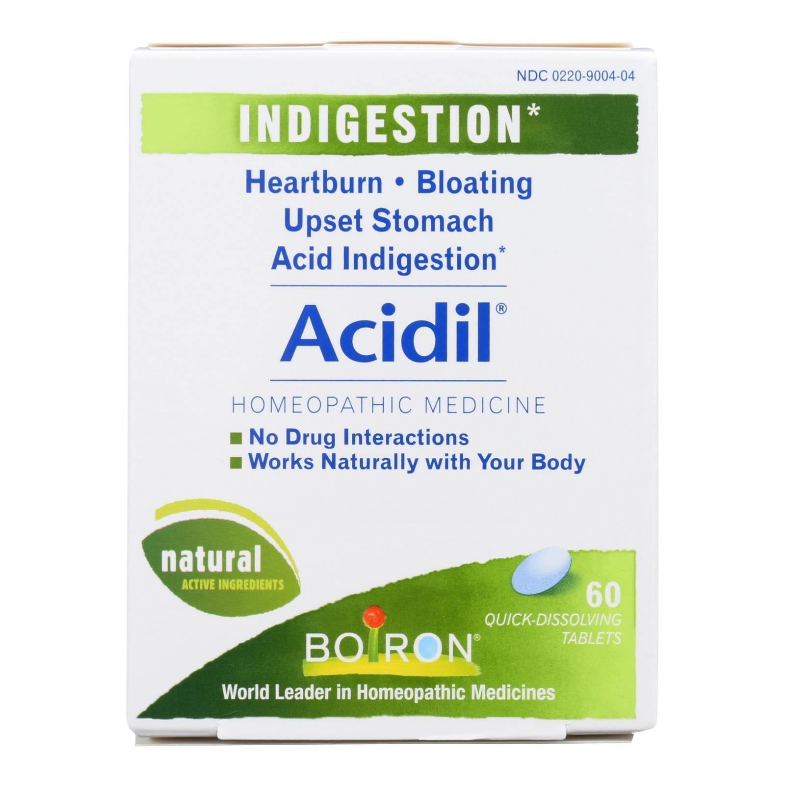 Boiron - Acidil - 60 Tablets - Walmart.com
