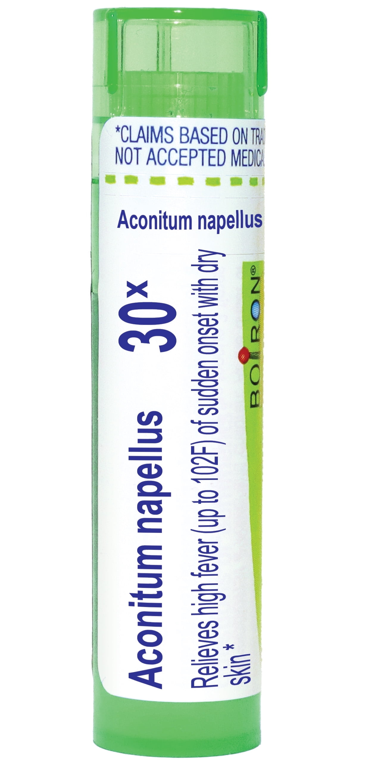 Boiron Aconitum Napellus 30X, Homeopathic Medicine for High Fever (Up ...