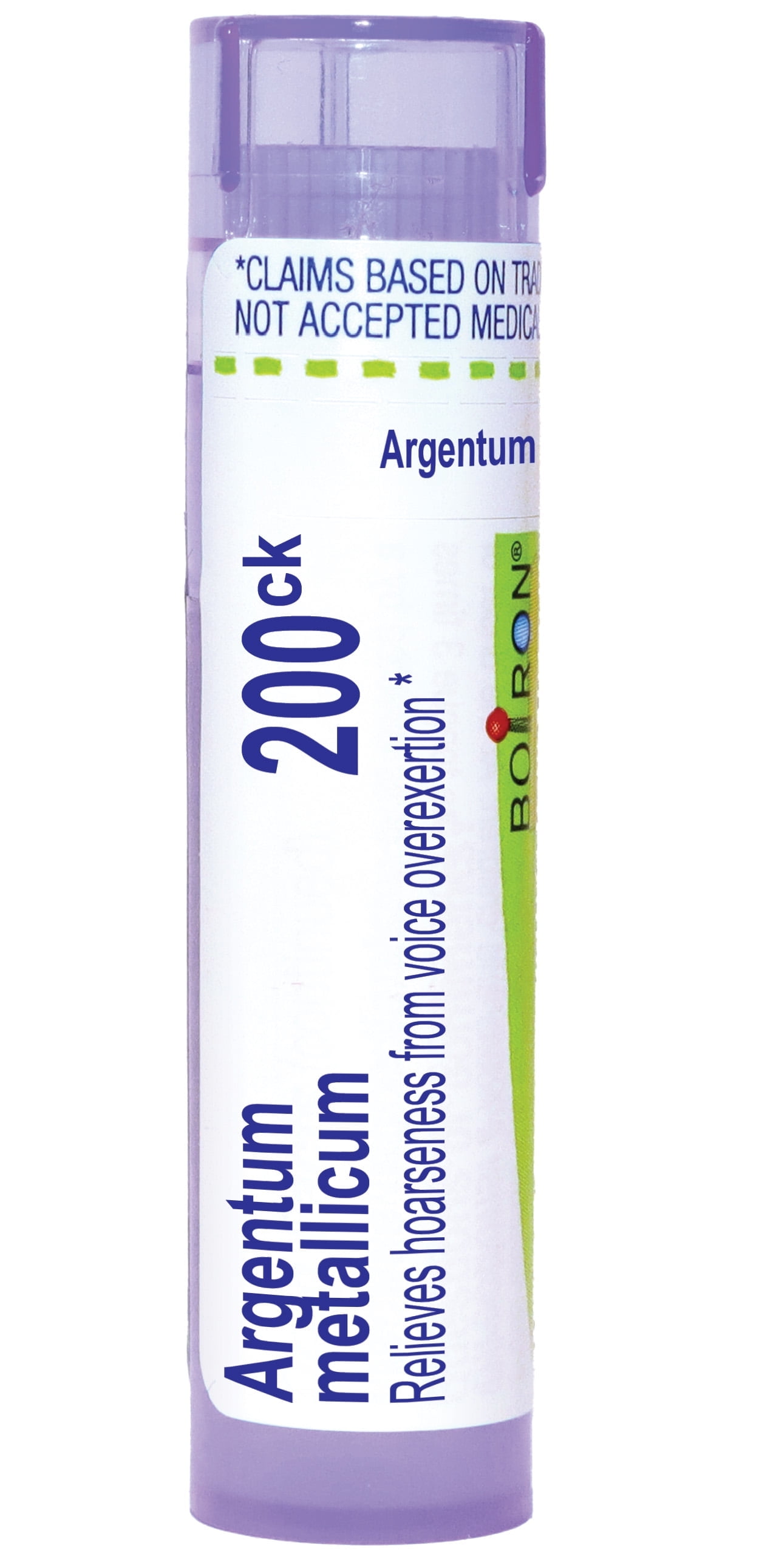 Boiron Argentum Metallicum 200CK, Homeopathic Medicine for Hoarseness ...