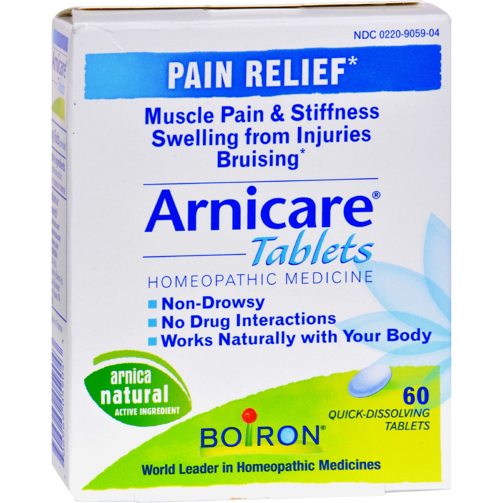 Boiron Arnicacare Arnica Tablets 60 ea (Pack of 2) - Walmart.com