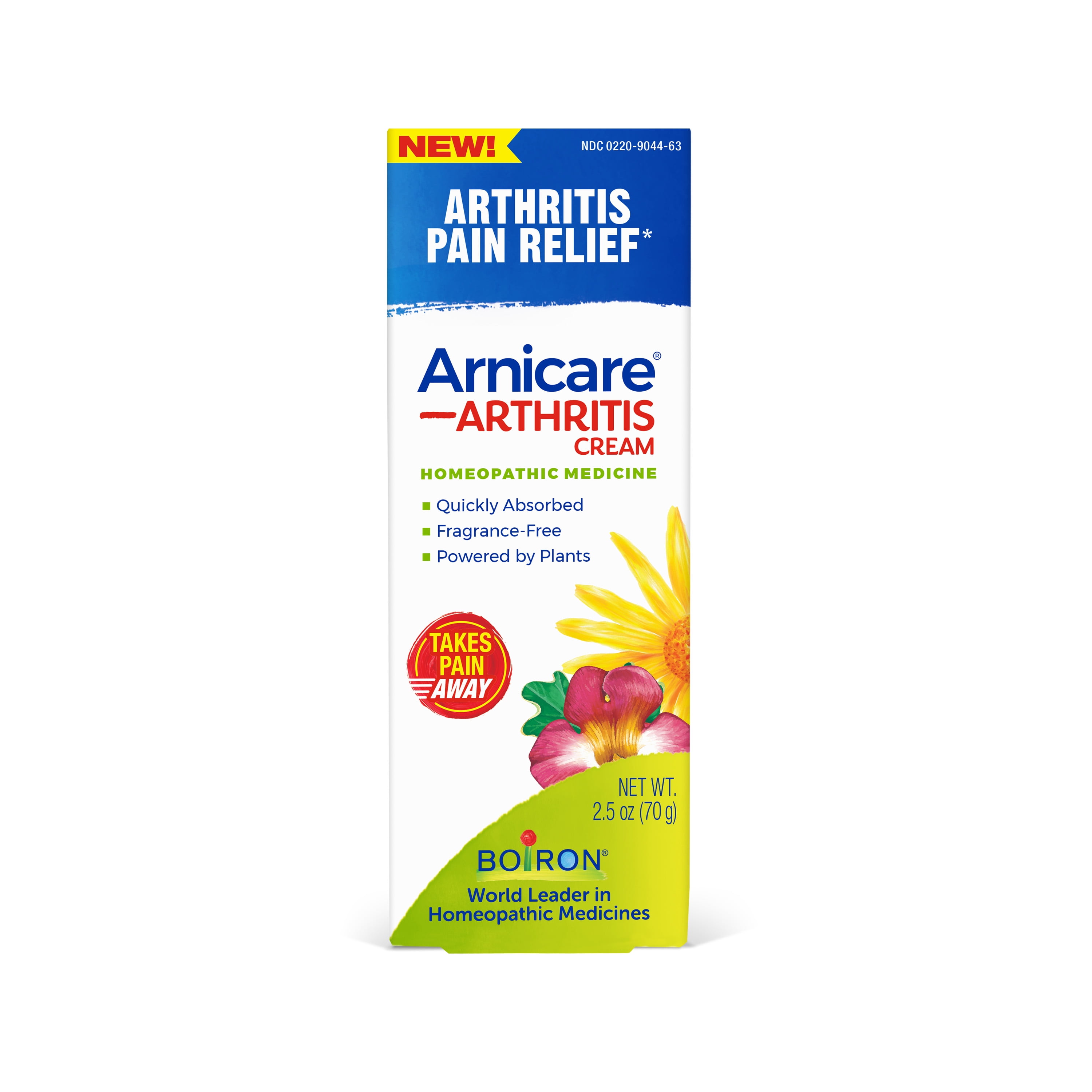 Boiron Arnicare Arthritis Pain Reliever Cream, 2.5 oz - For Joints ...