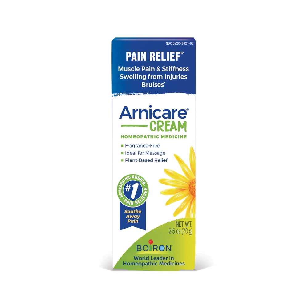 Boiron Arnicare Cream 2.5 Ounce, Homeopathic Medicine for Pain Relief ...