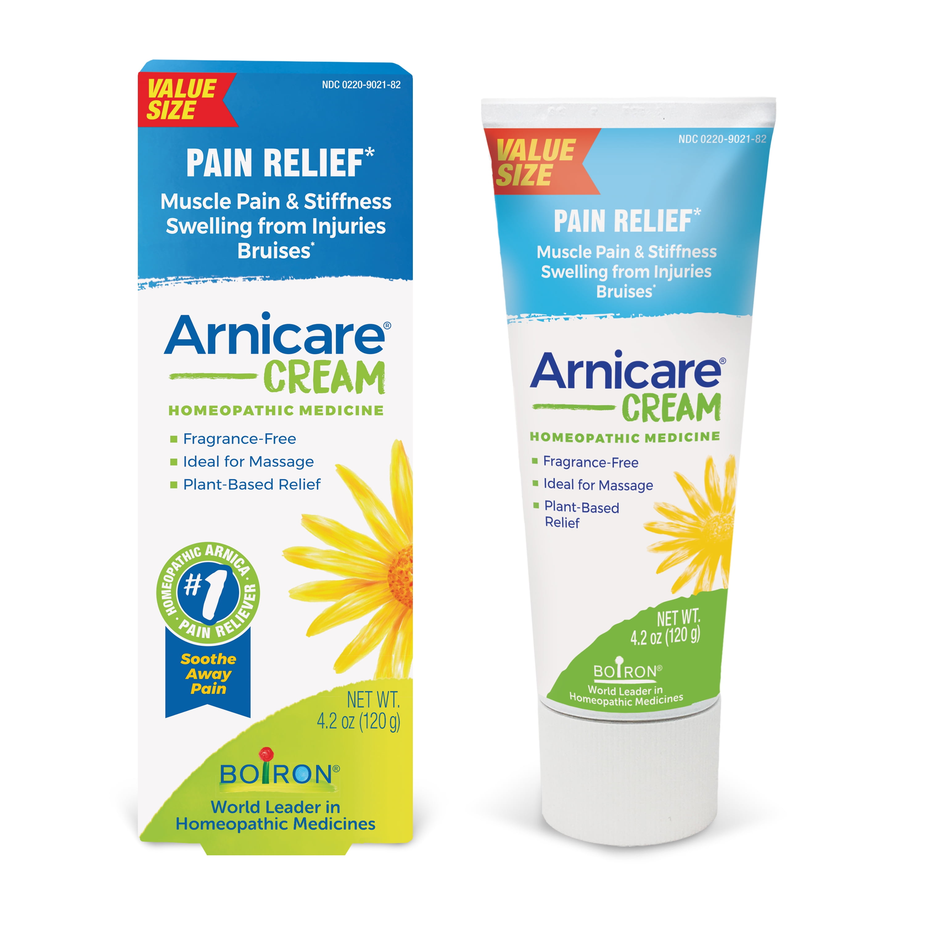 Boiron Arnicare Cream, Homeopathic Medicine for Pain Relief, Muscle Pain & Stiffness, Swelling ...