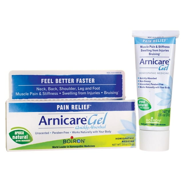 Boiron Arnicare Gel, Homeopathic Medicine for Pain Relief, Muscle Pain & Stiffness, Swelling ...