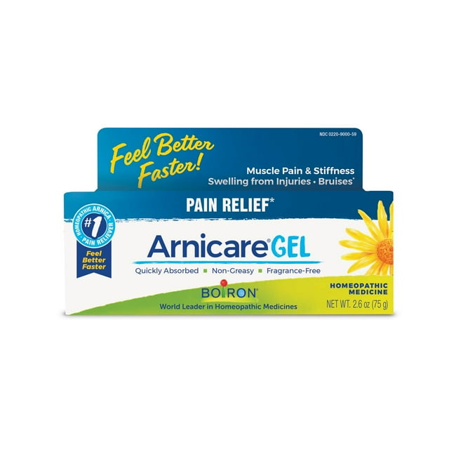 Boiron Arnicare Gel, Homeopathic Medicine for Pain Relief, Muscle Pain & Stiffness, Swelling ...