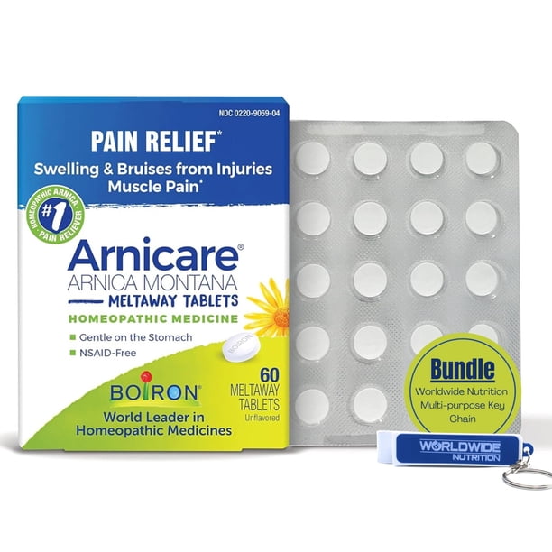 Boiron Arnicare Meltaway Tablets for Muscle Pain, Swelling Reducer, and ...