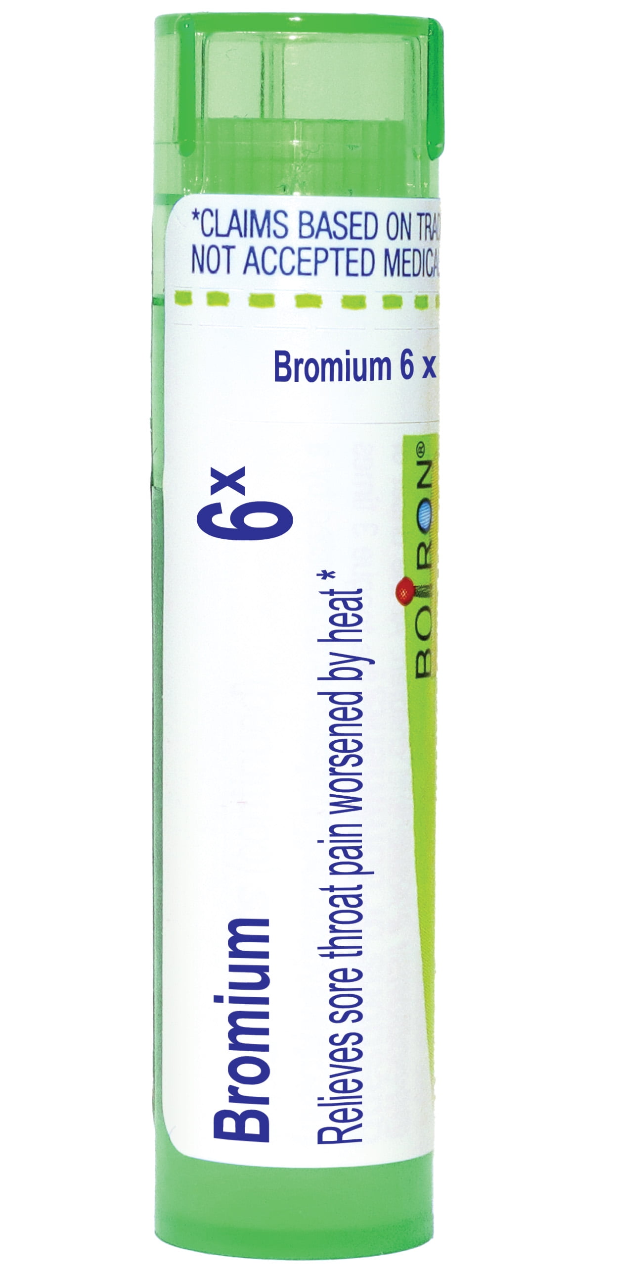 Boiron Bromium 6X Homeopathic Single Medicine For Cough, Cold & Flu 80 Pellet HSA/FSA Eligible ...