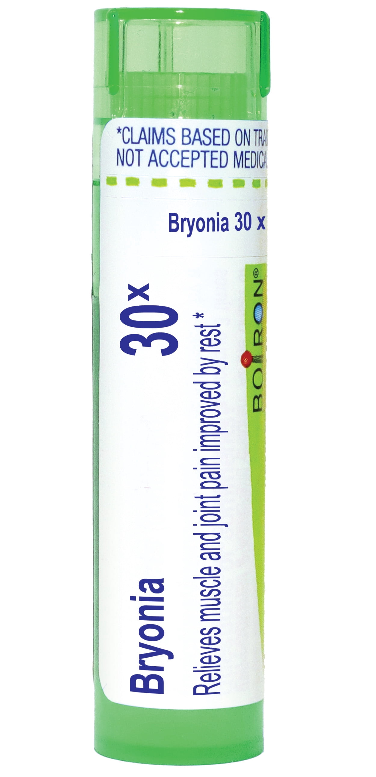 Boiron Bryonia 30X, Homeopathic Medicine for Pain Relief, 80 Pellets ...