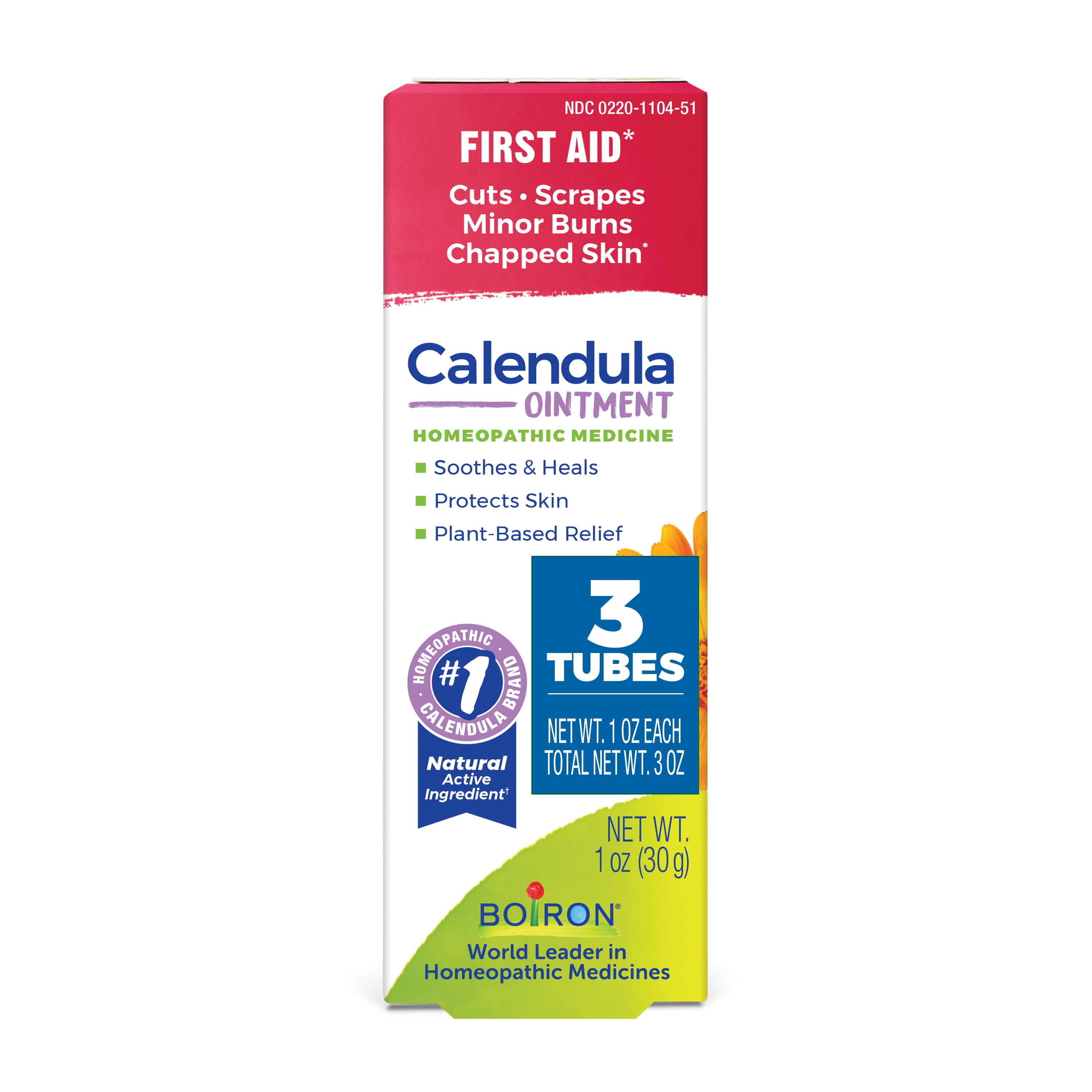 Boiron Calendula Ointment, Homeopathic Medicine for First Aid, Cuts ...