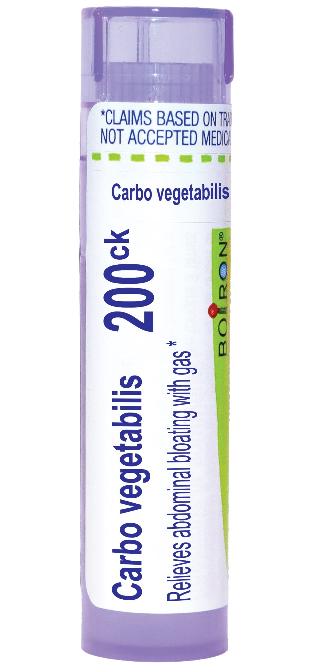 Boiron Carbo Vegetabilis 200CK, Homeopathic Medicine for Digestive ...