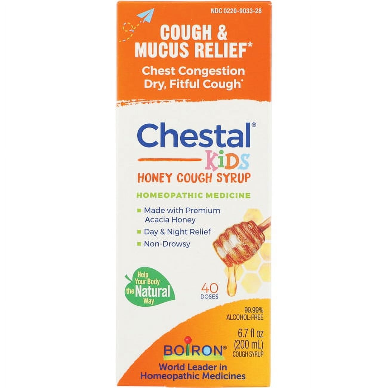 Boiron Children's Chestal Mult-Symptoms Formula Relief Syrup, Honey 6. ...