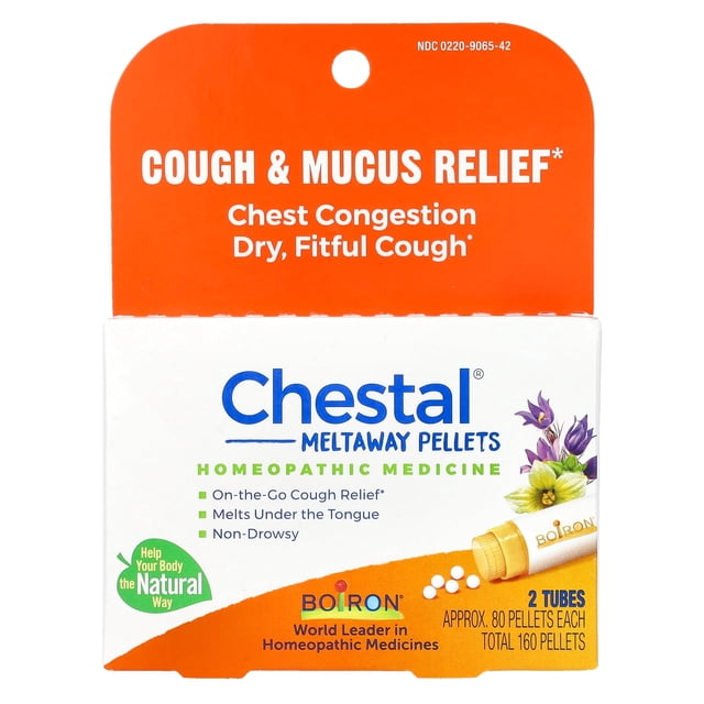 Boiron Chestal Pellets 2 MDT Homeopathic Medicine For Cough & Mucus ...