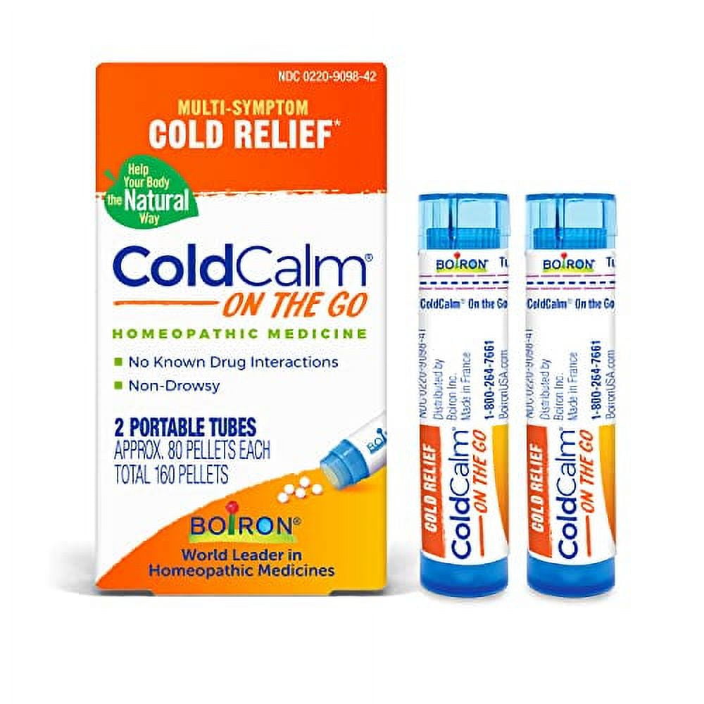 Boiron ColdCalm On The Go Cold Relief for Sneezing, Runny Nose, Nasal ...