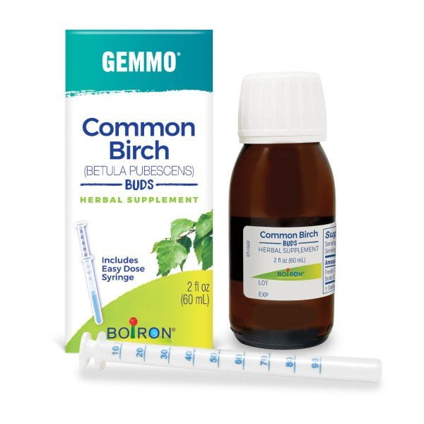 Boiron Common Birch, Buds Herbal Supplement 2 fl oz(60 ml) Liquid ...