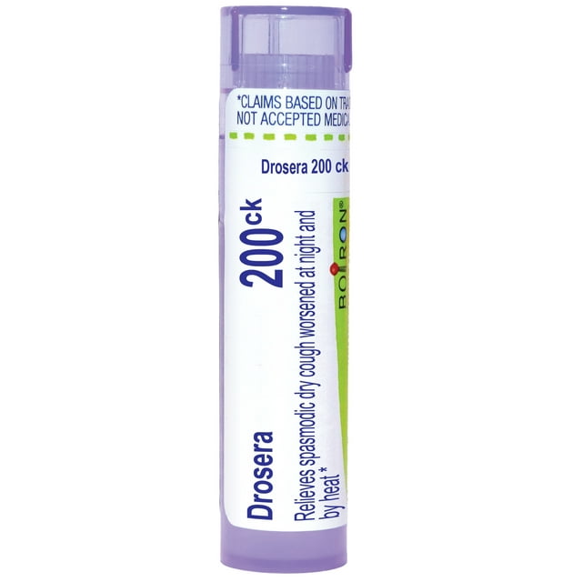 Boiron Drosera 200CK, Homeopathic Medicine for Spasmodic Dry Cough ...