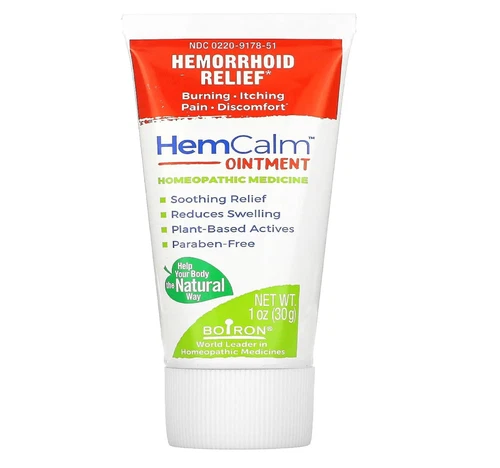 Boiron HemCalm Ointment for Hemorrhoid Relief of Pain, Itching ...