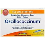 Boiron Cold Care Homeopathic Medicine Oscillococcinum for Flu, 6 Count ...
