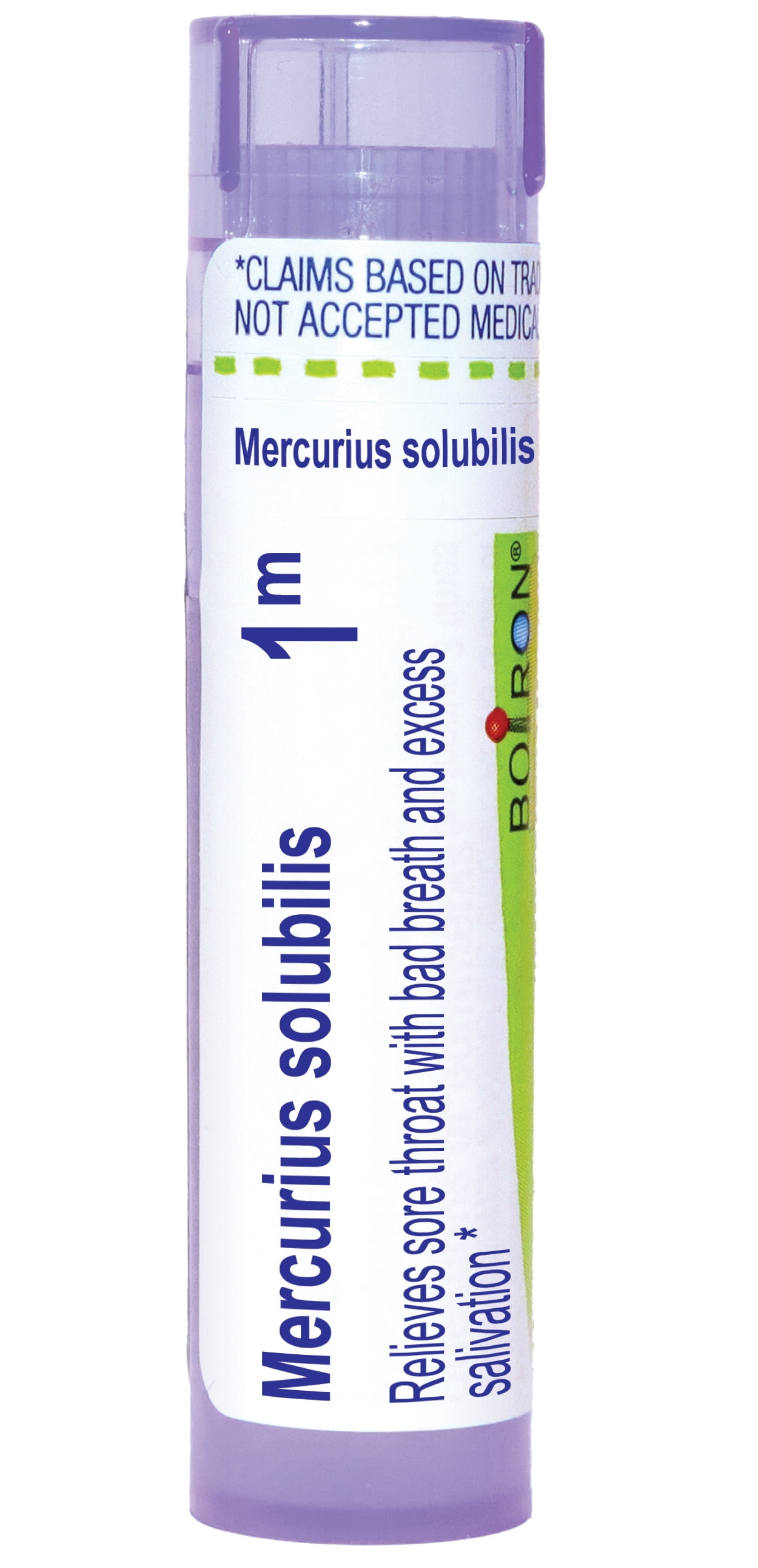 Boiron Mercurius Solubilis 1M, Homeopathic Medicine for Sore Throat ...