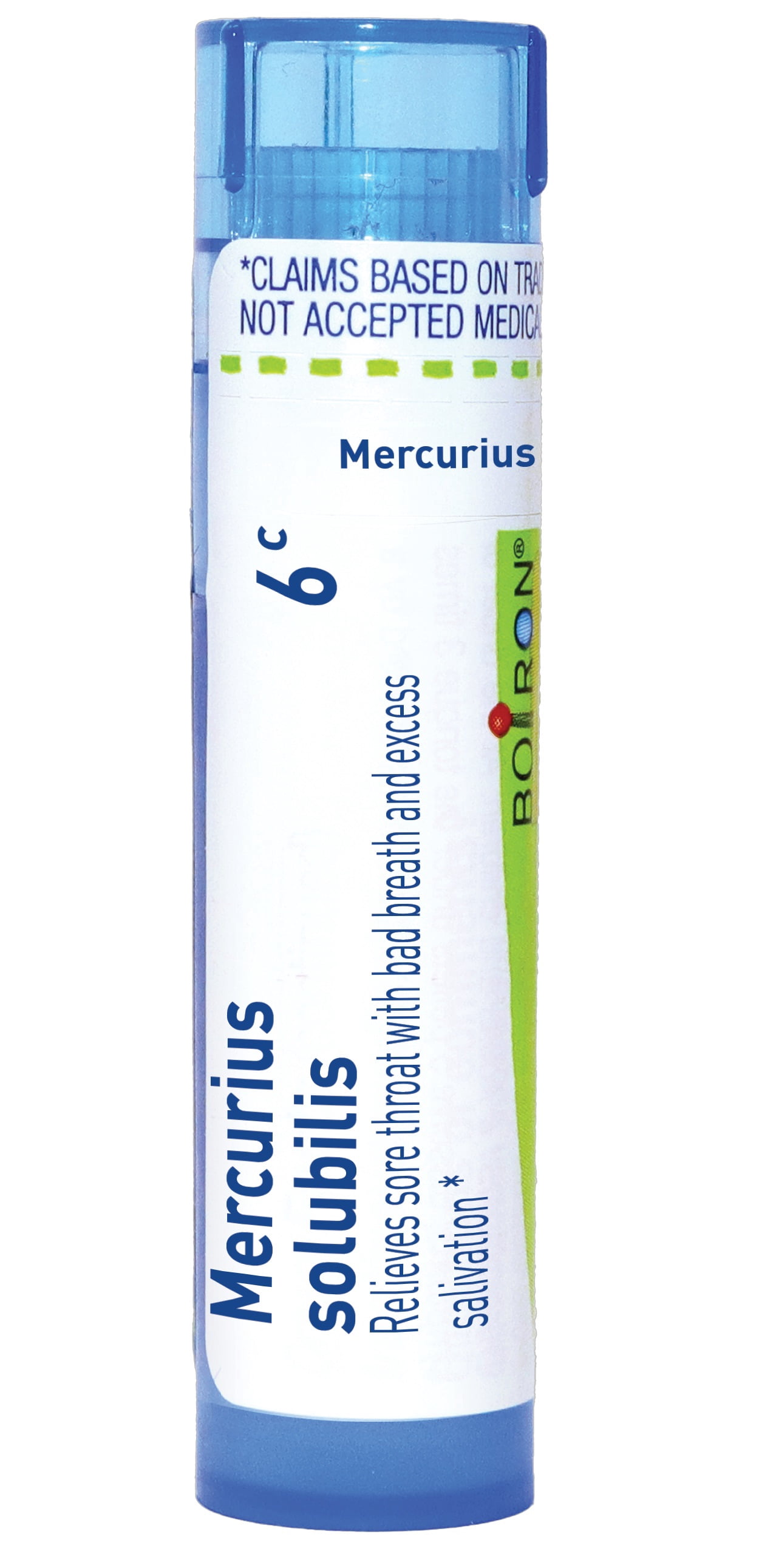 Boiron Mercurius Solubilis 6C, Homeopathic Medicine for Sore Throat ...