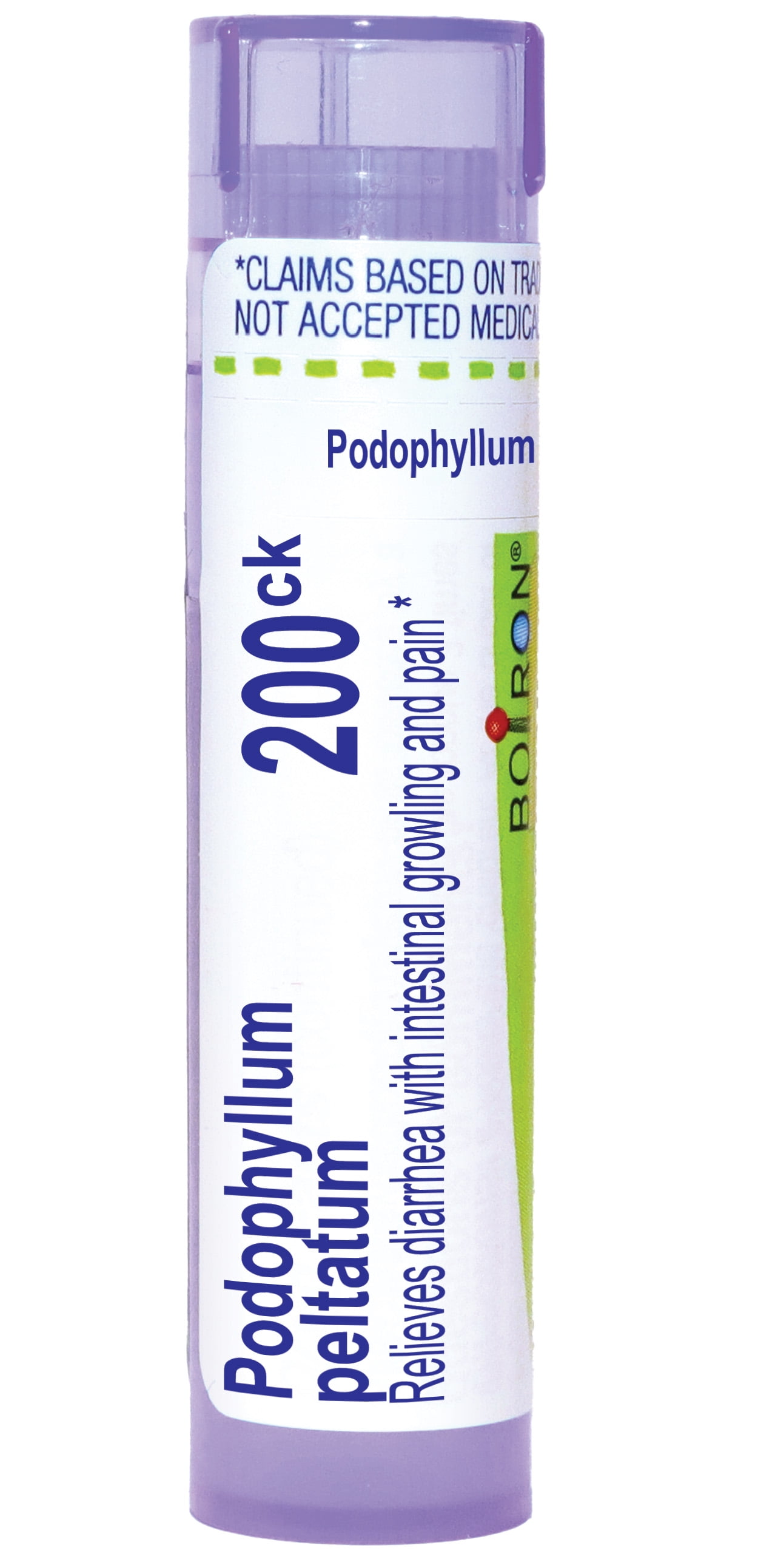 Boiron Podophyllum Peltatum 200CK, Homeopathic Medicine for Diarrhea ...