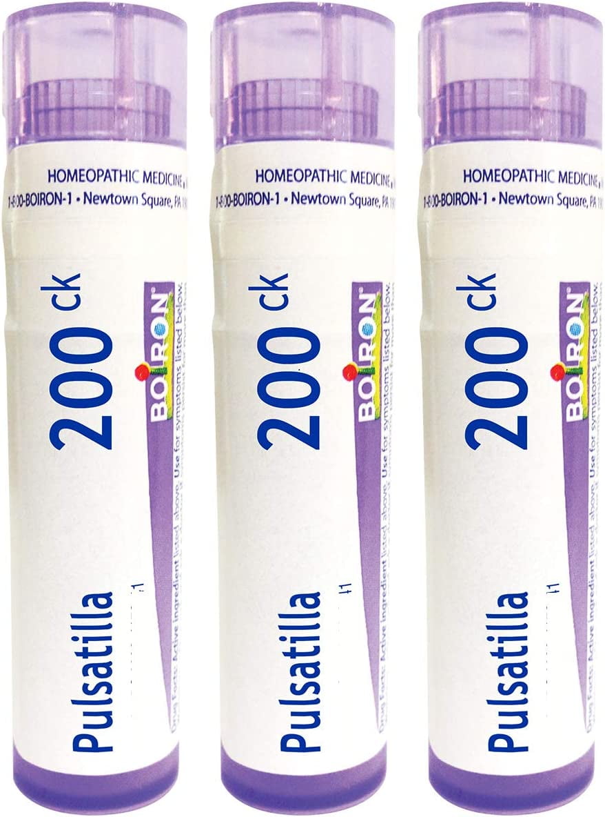 Boiron Pulsatilla 200ck Homeopathic Medicine for Cold with Thick ...