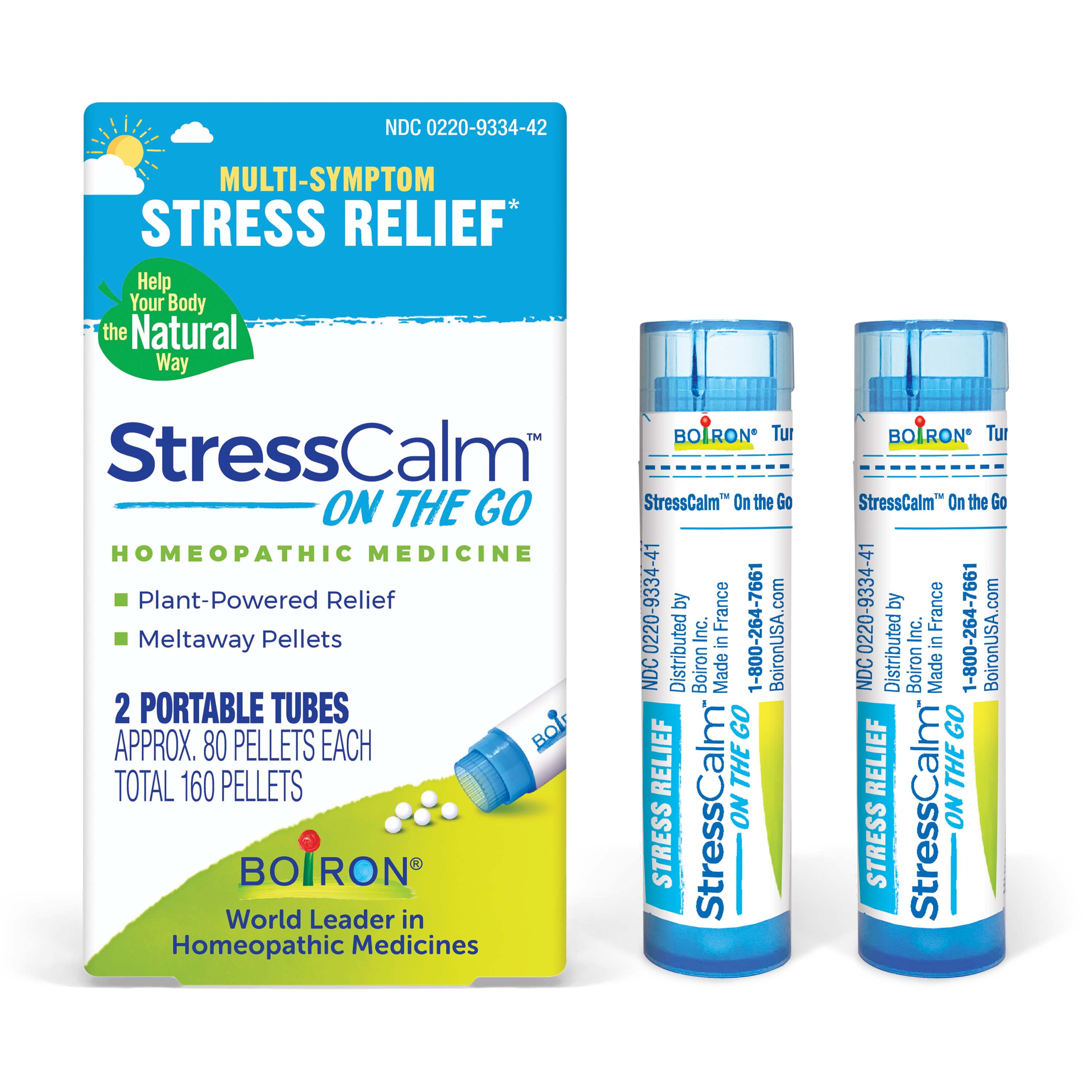 Boiron StressCalm On the Go, Homeopathic Medicine for Stress Relief ...
