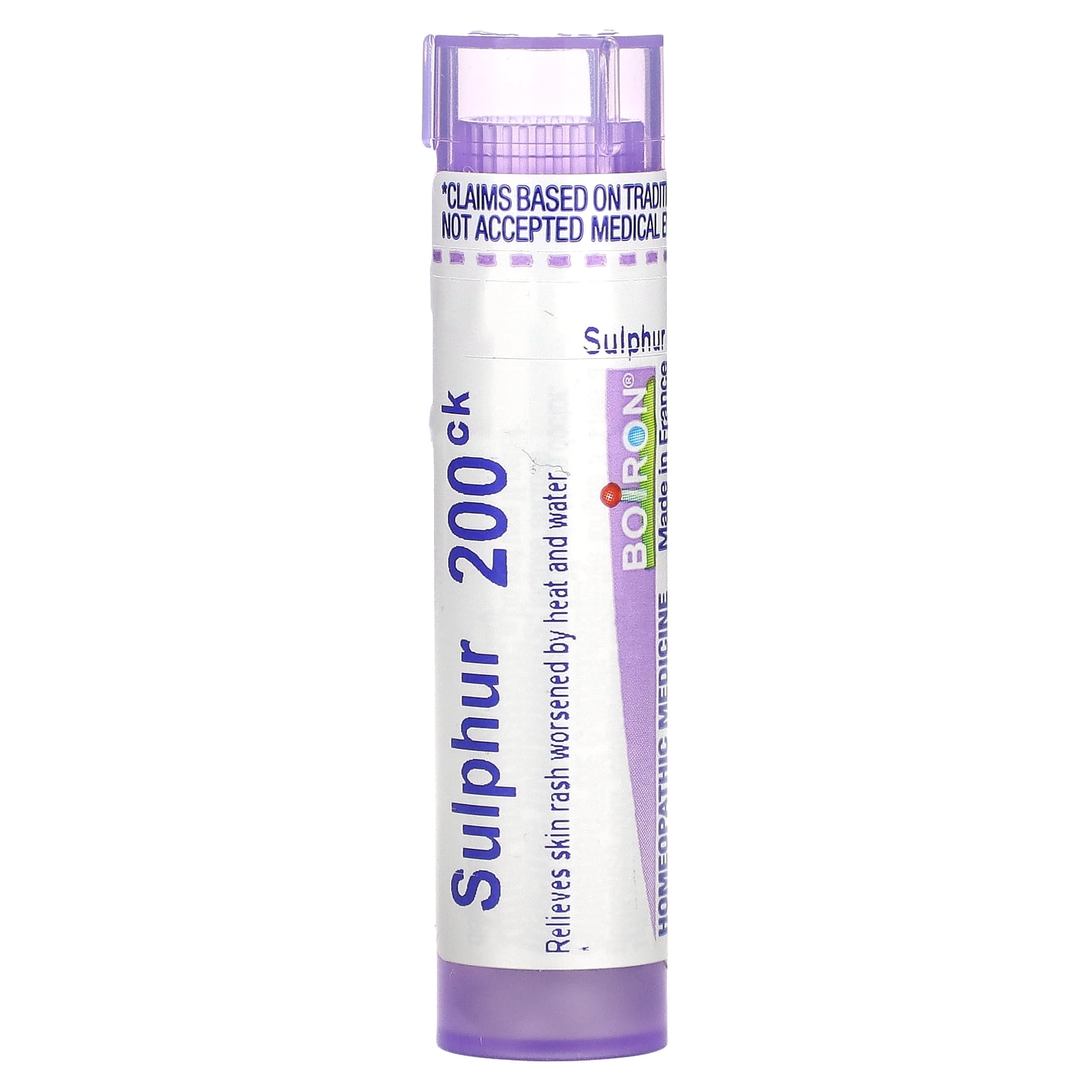 Boiron Sulphur 200Ck, Homeopathic Medicine for Skin Rash Worsened By ...