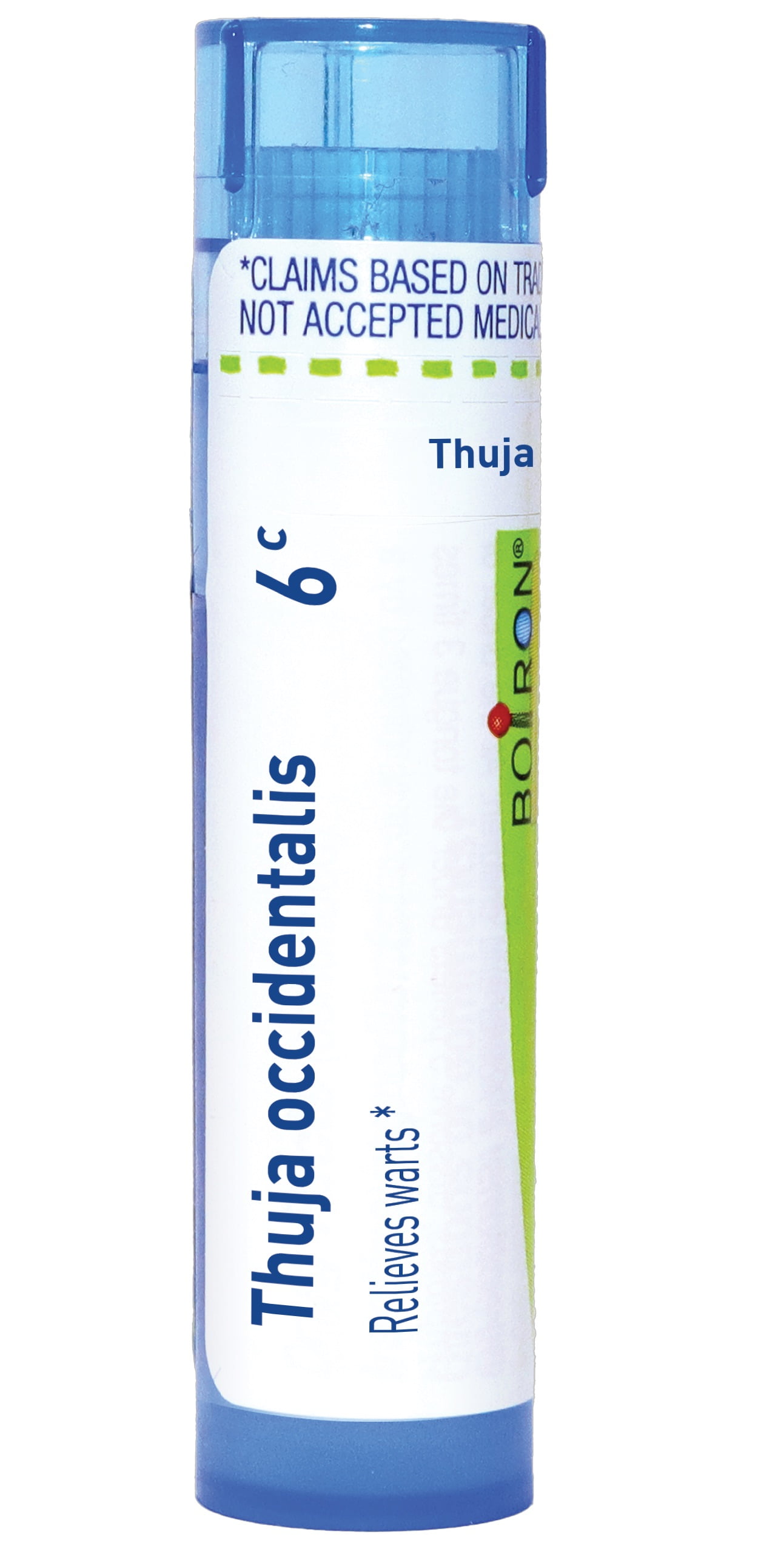 Boiron Thuja Occidentalis 6C, Homeopathic Medicine for Warts, 80 ...