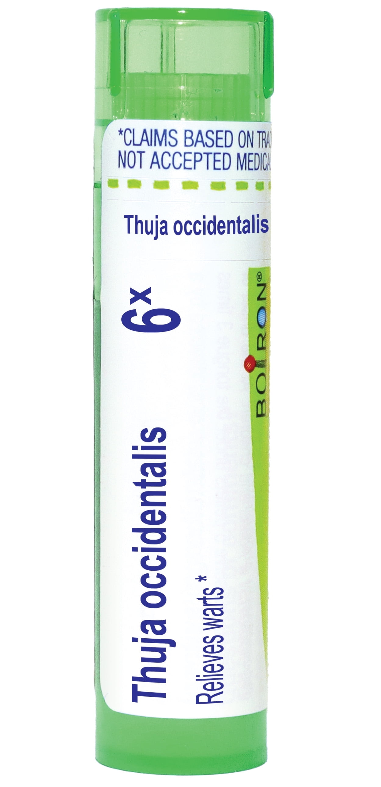 Boiron Thuja Occidentalis 6X, Homeopathic Medicine for Warts, 80 ...