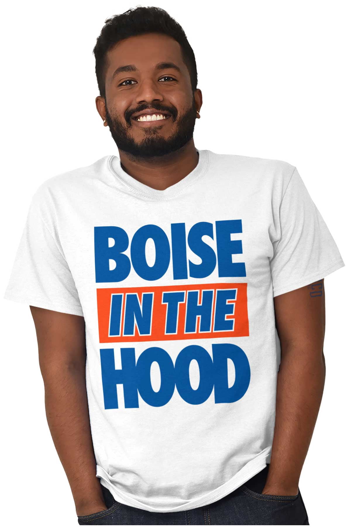 Boise in the Hood Funny Idaho City Men's Graphic T Shirt Tees Brisco ...