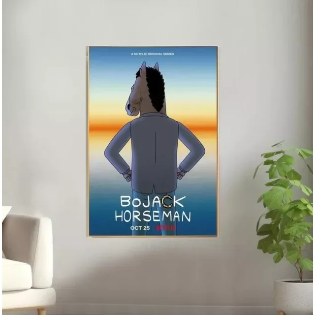 Bojack Horseman Movie Poster, Wall Art Painting Living Room Bedroom Decor NO FRAMED POSTER ...