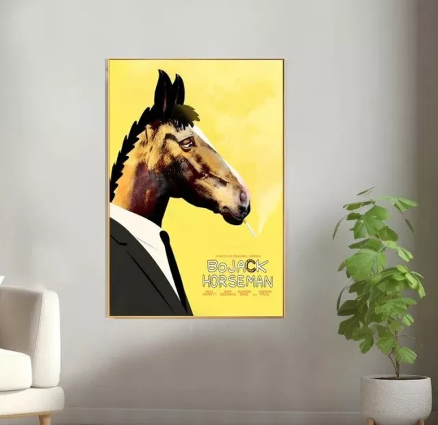 Bojack Horseman Movie Poster, Wall Art Painting Living Room Bedroom ...