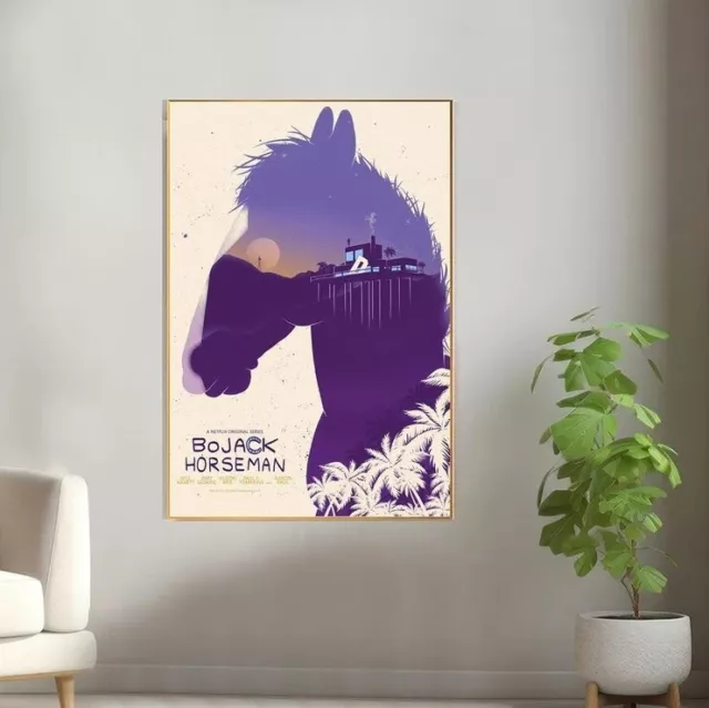 Bojack Horseman Movie Poster, Wall Art Painting Living Room Bedroom Decor NO FRAMED POSTER ...