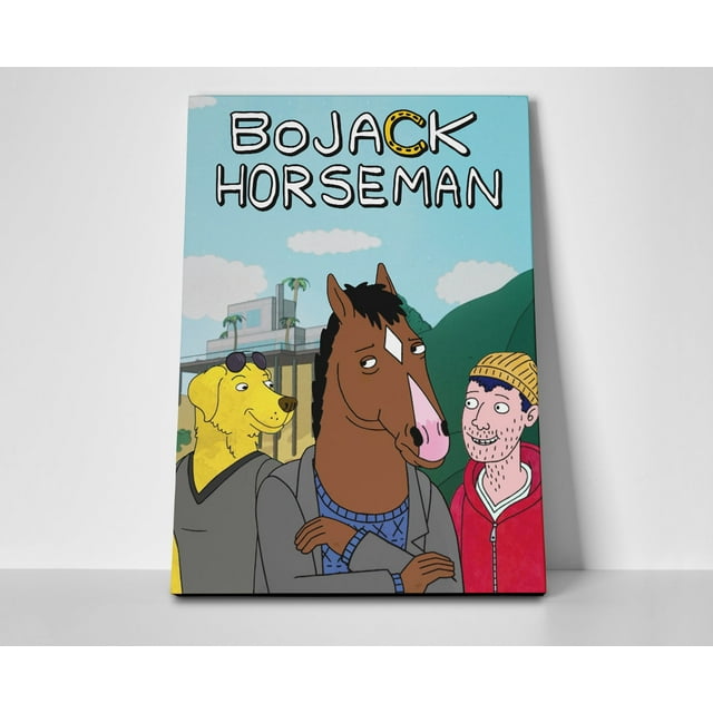 Bojack Horseman Poster or Wrapped Canvas - Walmart.com