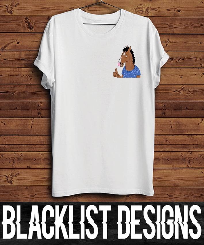 Bojack Horseman t-shirt | New | White | Hipster | TV series Funny ...