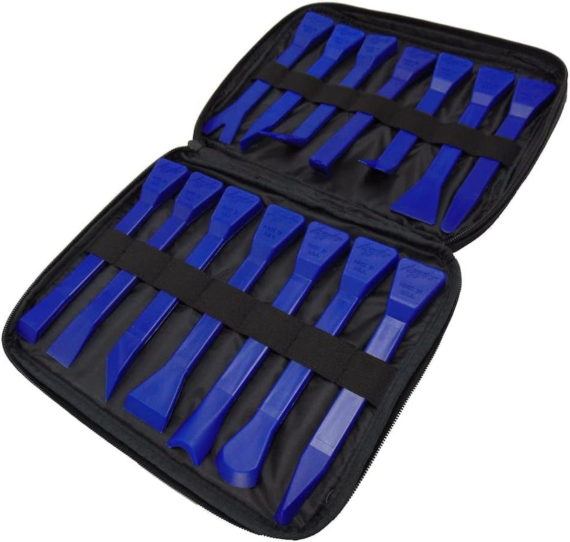 Bojo Tools - 14-Piece Trunk Detail Plastic Prying and Scrapers Tool Kit ...