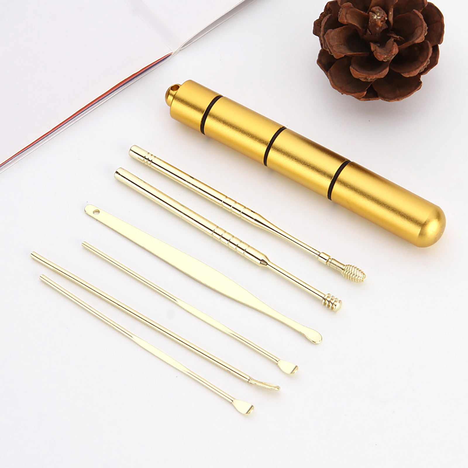 BokTilBok Earwax Removal Kit, Ear Wax Removal 6-in-1 Ear Pick Tools ...