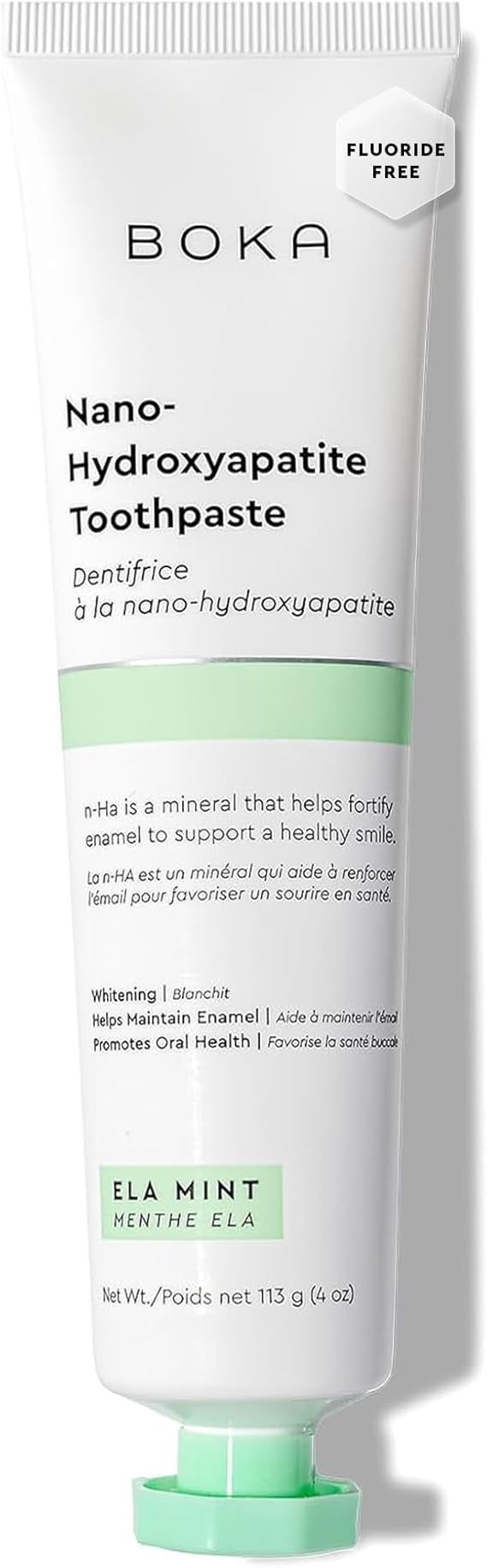 Boka Fluoride Free Toothpaste Nano Hydroxyapatite Helps Remineralize ...