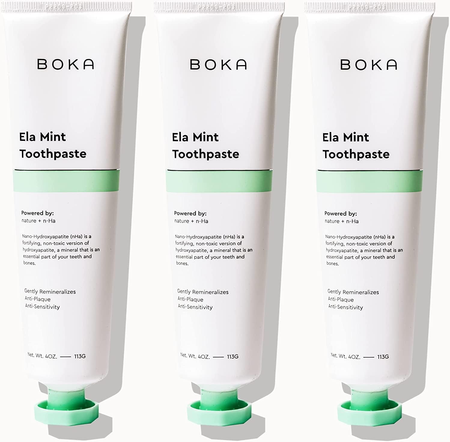 Boka Fluoride Free Toothpaste Nano Hydroxyapatite, Helps Remineralize ...