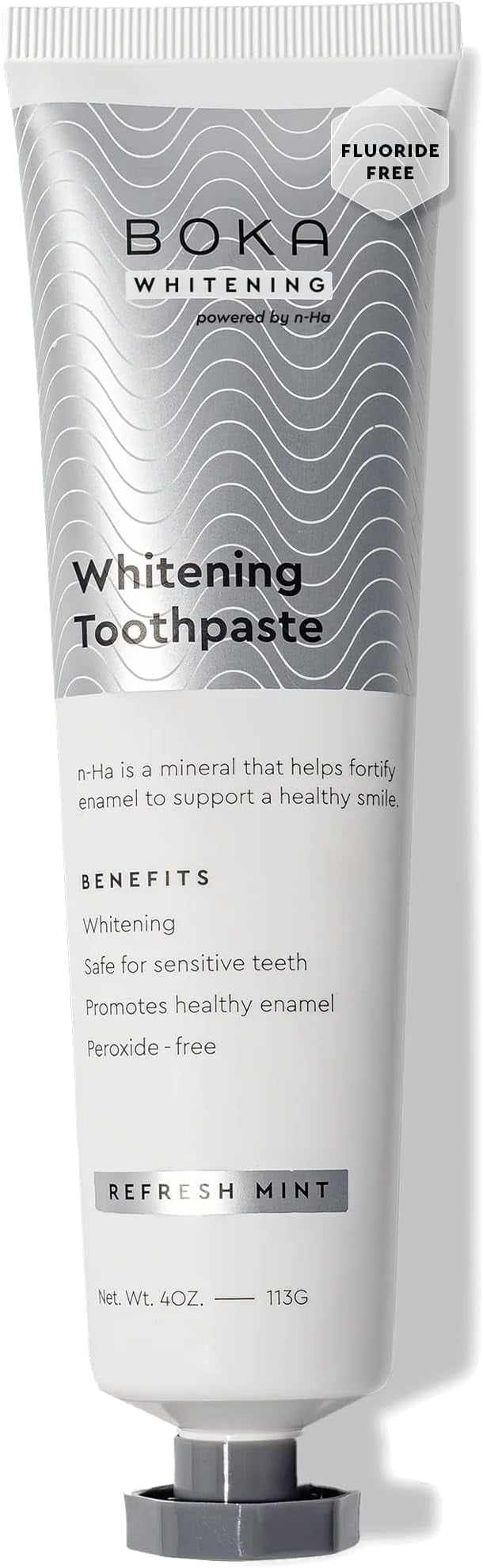 Boka Fluoride-Free Toothpaste, Nano Hydroxyapatite, Natural Whitening ...