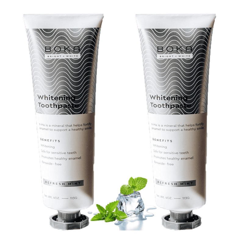 Boka Fluoride Free Toothpaste - Nano Hydroxyapatite, Remineralizing ...